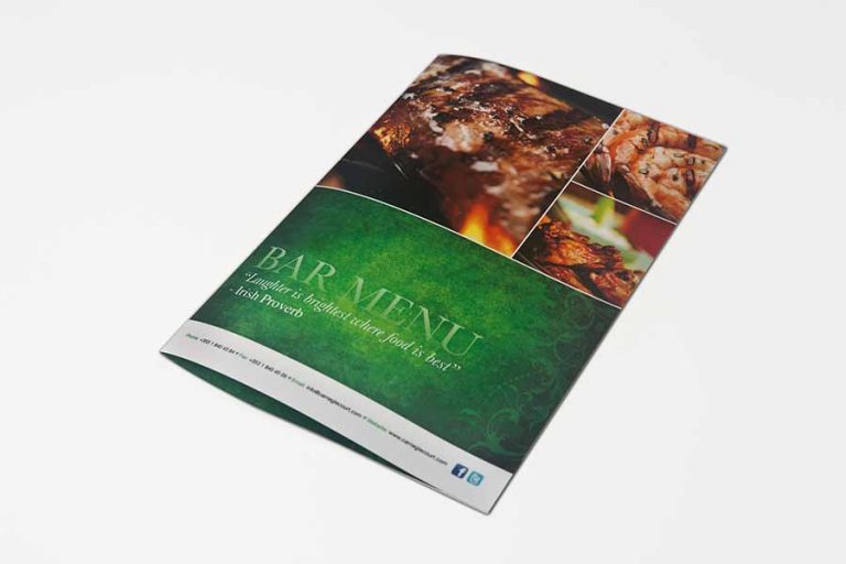 Menu Printing | Menu Printing Services By Printwise
