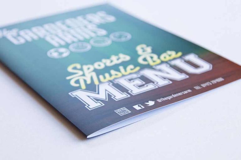 Menu Printing | Menu Printing Services By Printwise