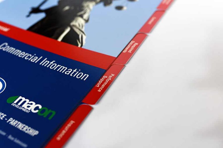 Tabbed Dividers | Custom Printed Divider Tabs | Printwise Printing Dublin